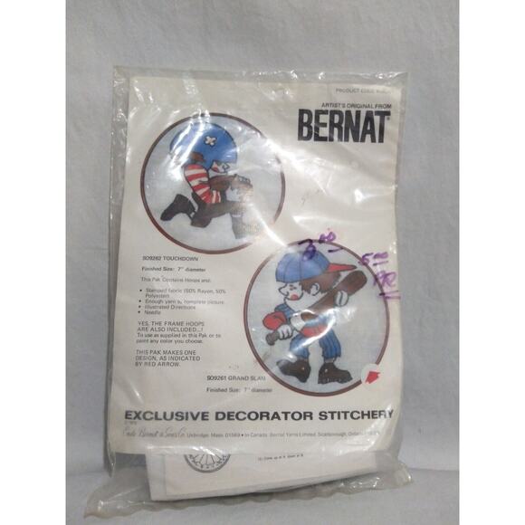 Bernat | Office | Vintage 978 New Sealed Bernat Grand Slam Embroidery ...